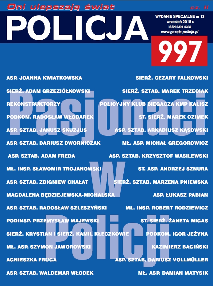 Policja 997 nr 13 - Gazeta Policyjna - Portal polskiej Policji